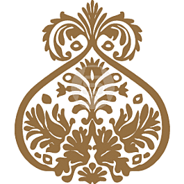 Sticker Barok ornament