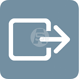 Sticker Vluchtroute / uitgang